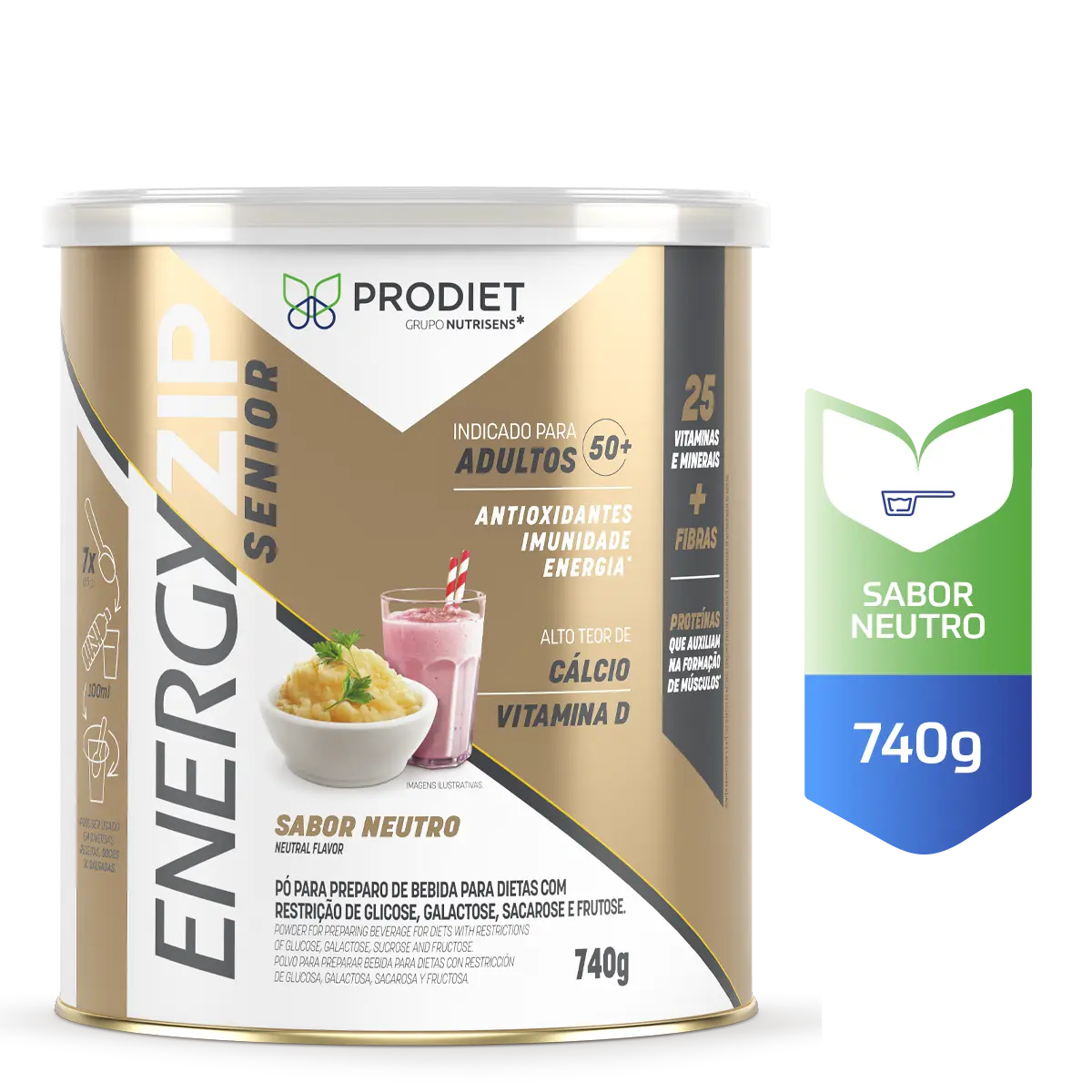 Complemento alimentar Energyzip Senior da Prodiet