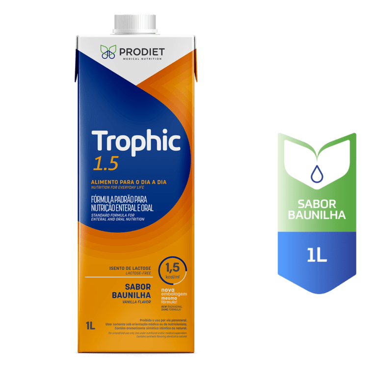 Trophic 1.5 1 litro: nutrição avançada para pacientes