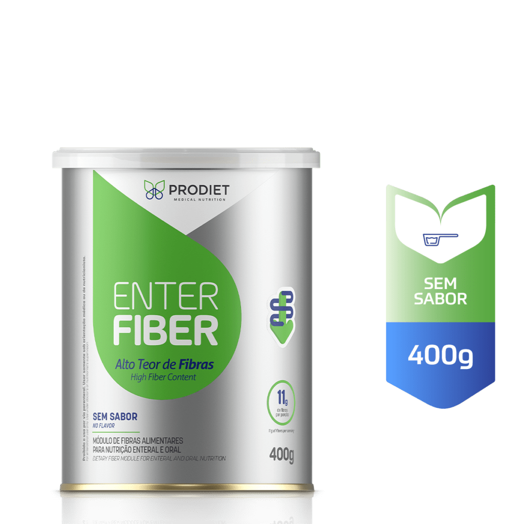 Suplemento de fibras solúveis e insolúveis Enterfiber da Prodiet