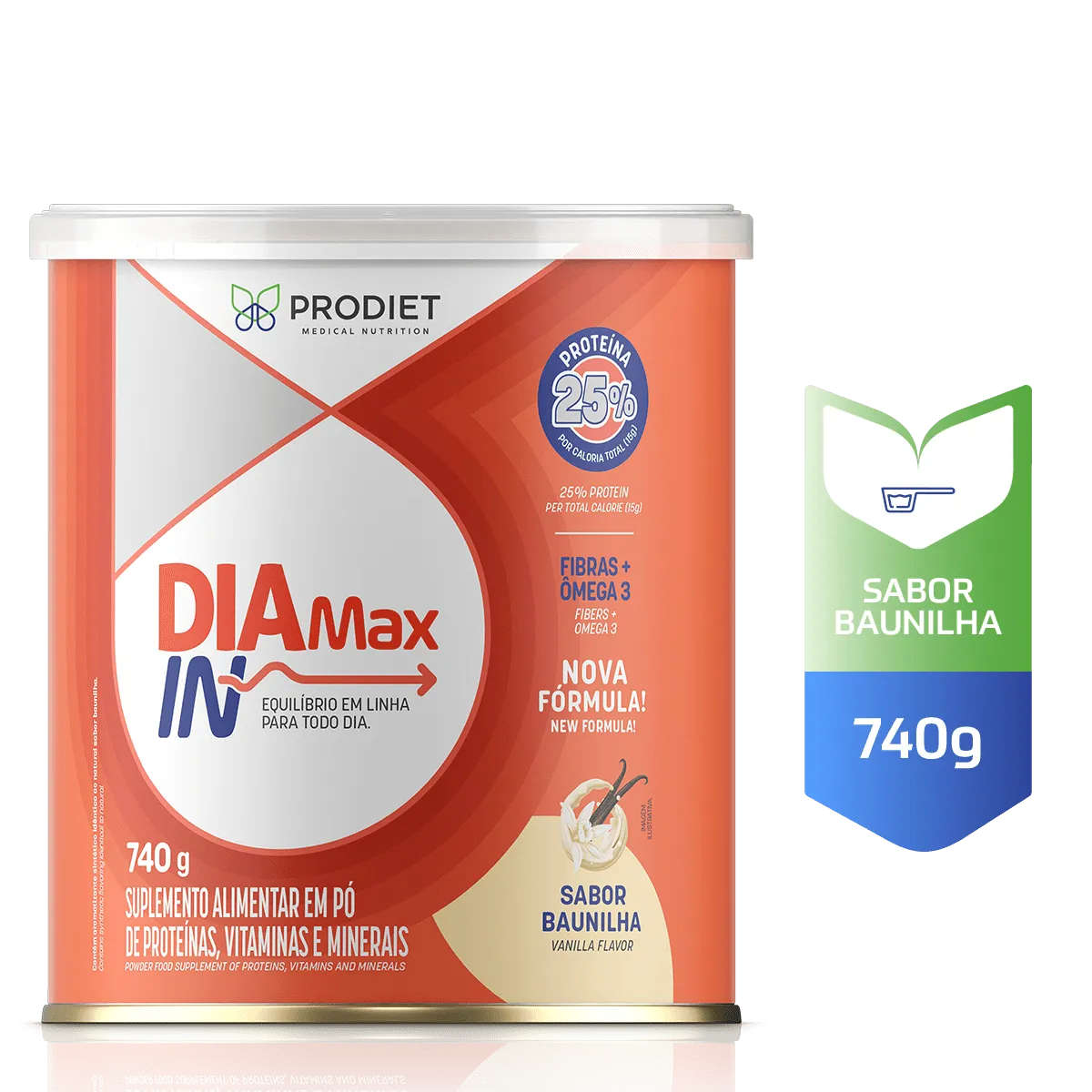 Suplemento alimentar para controle glicêmico DiamaxIN da Prodiet