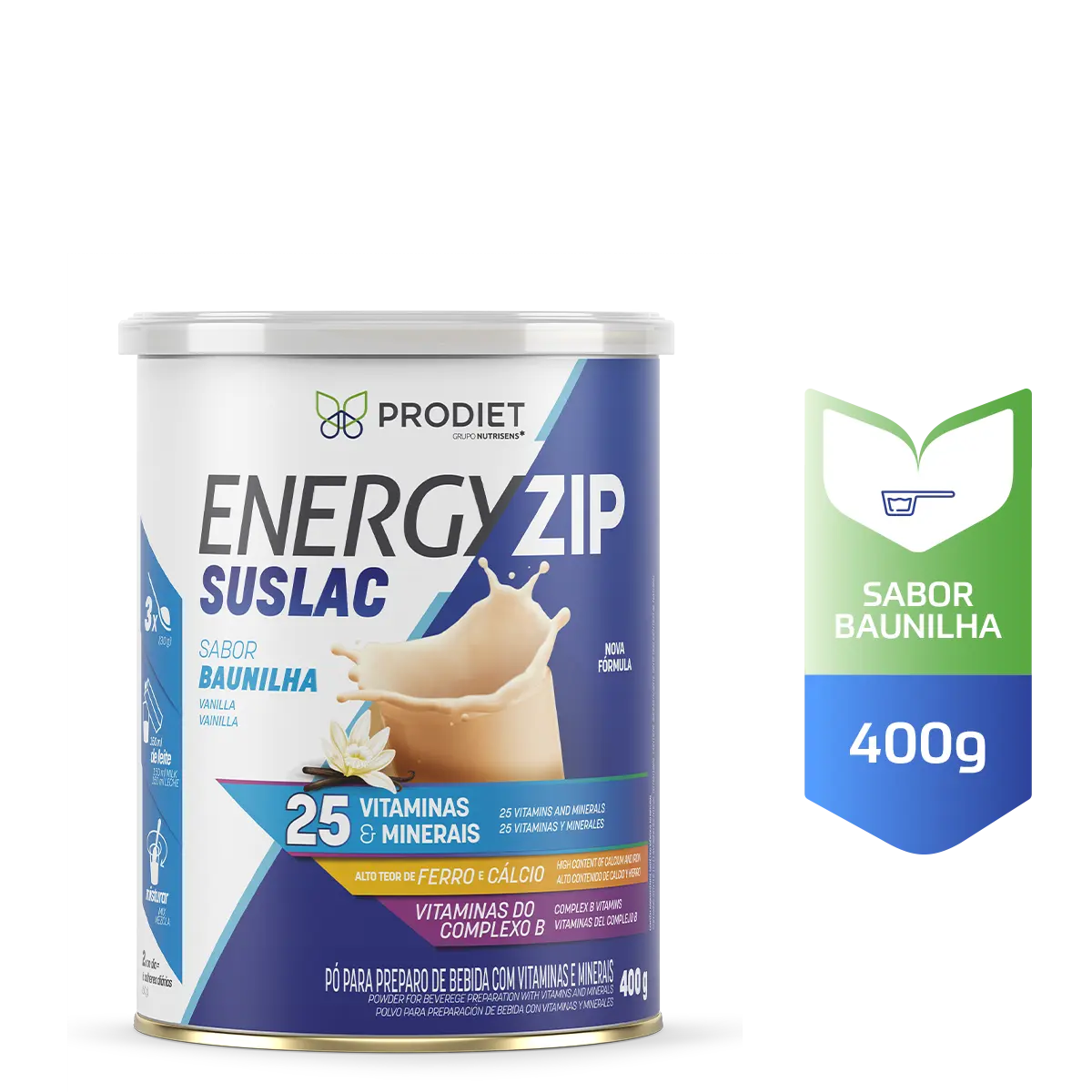 Energyzip Suslac complemento alimentar da Prodiet